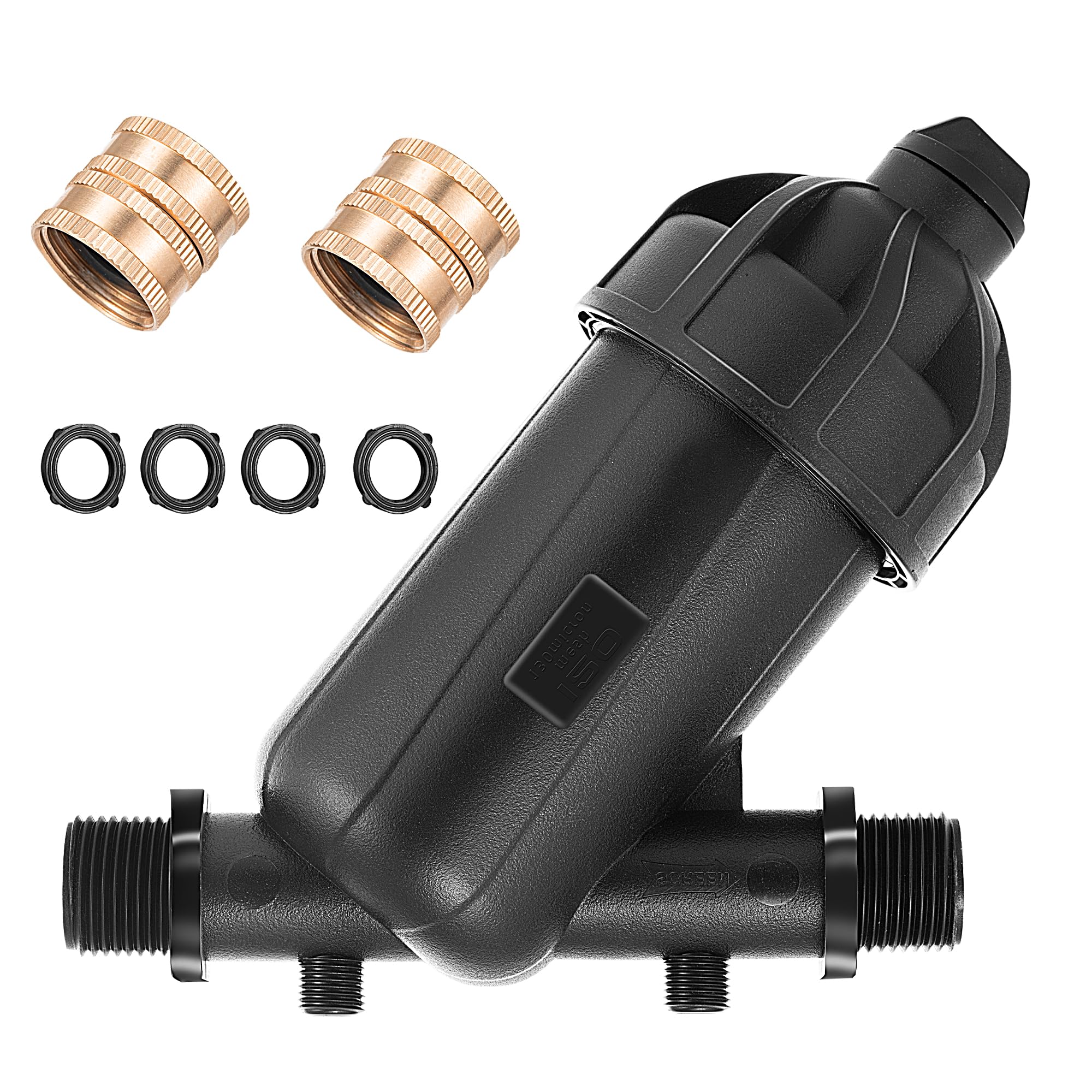 Snapklik.com : US Standard 3/4 Drip Irrigation Y Filter (120 Mesh ...