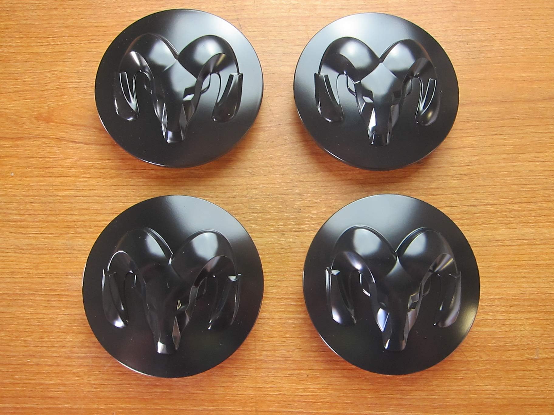 Amazon.com: Mopar 2014-2018 Ram 2500 3500 Black Center Caps for 20 ...