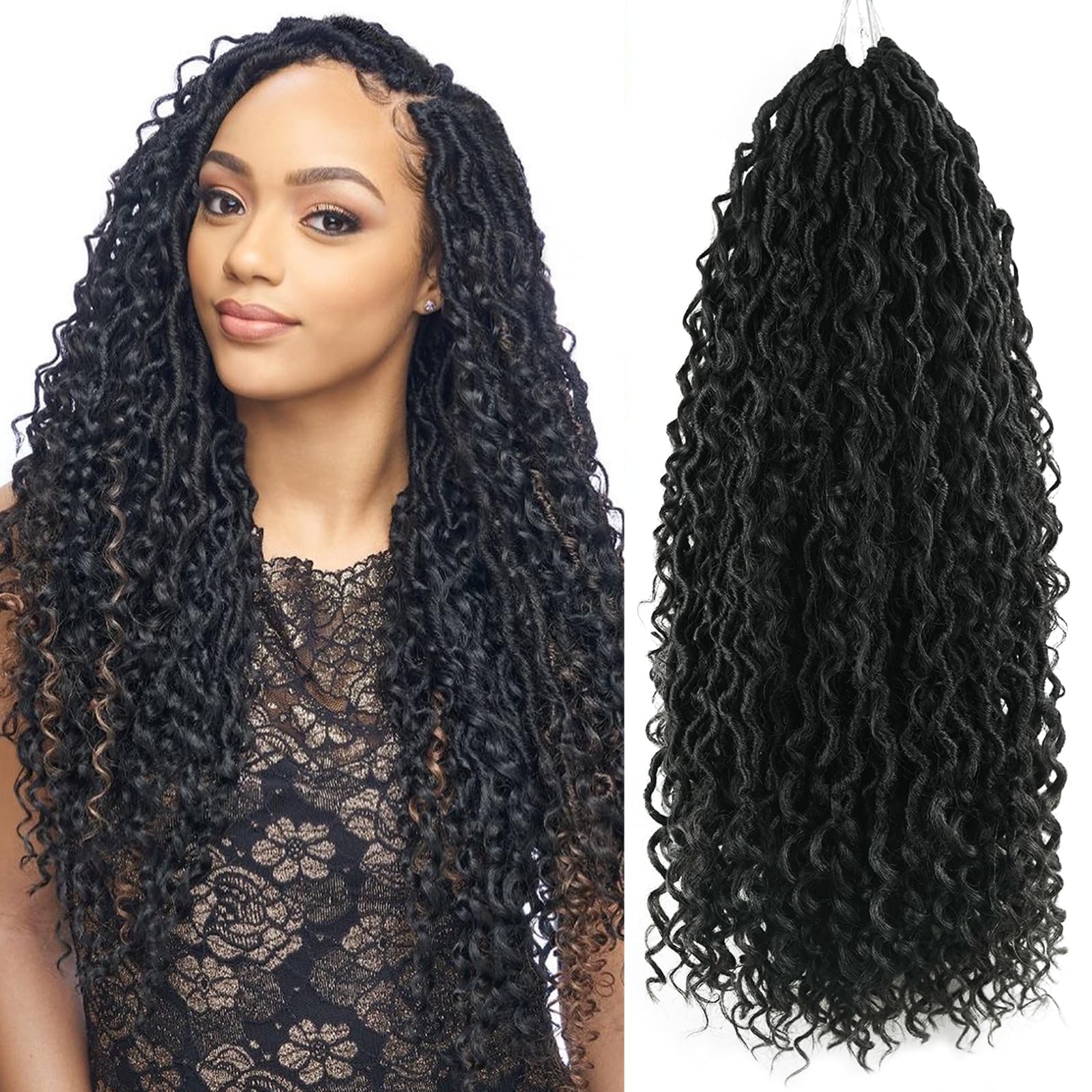 Snapklik.com : Chicmoi Goddess Locs Crochet Hair 18 Inch Faux Loc ...