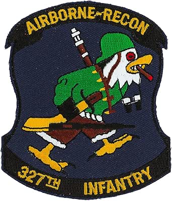 Amazon.com: 327th Infantry Airborne Recon Patch Full Color : Clothing ...