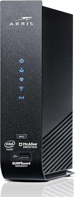 Arris Surfboard (16x4) Docsis 3.0 Cable Modem Plus AC1900 Dual Band Wi ...