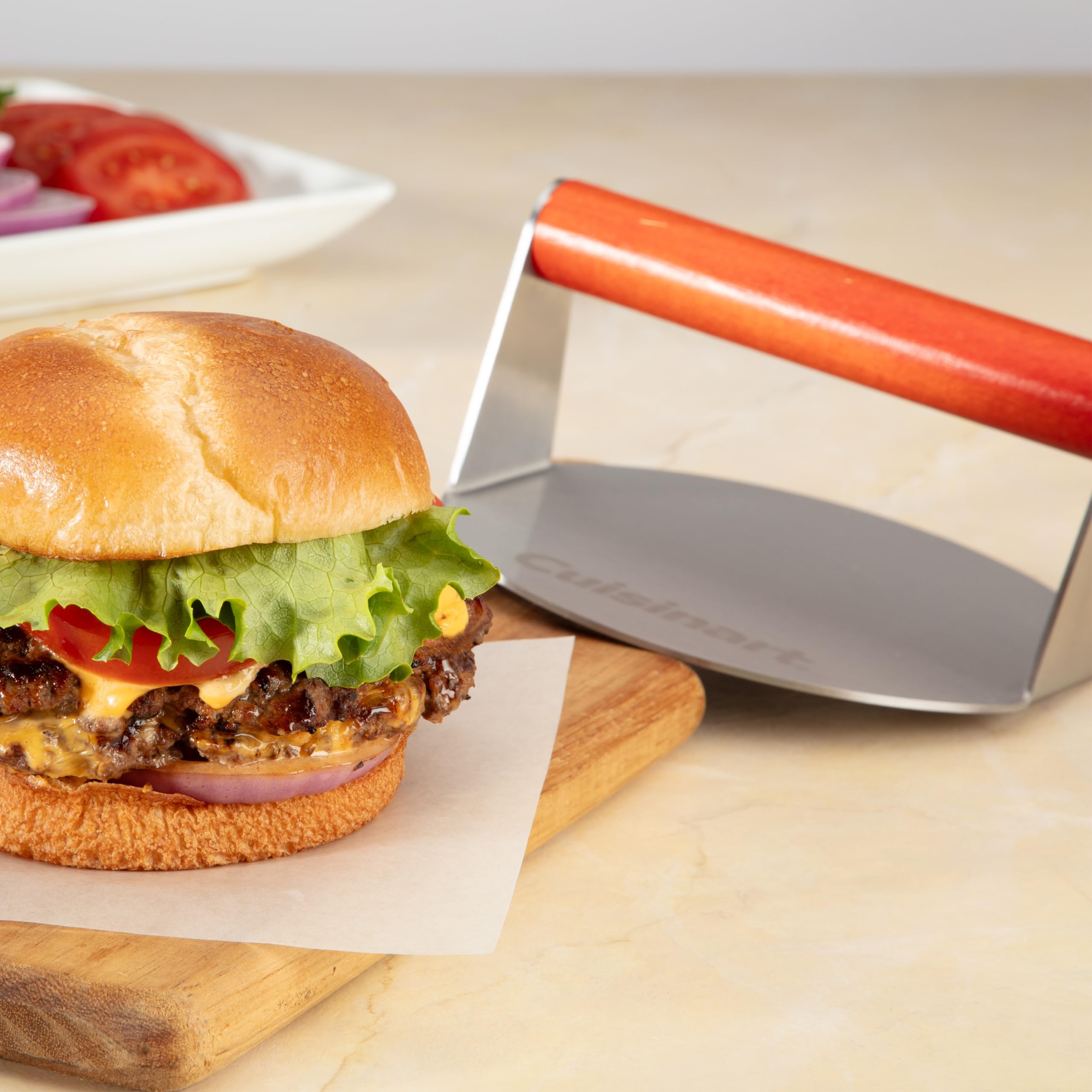 Snapklik.com : CISB-275 Stainless Steel Smashed Burger Press
