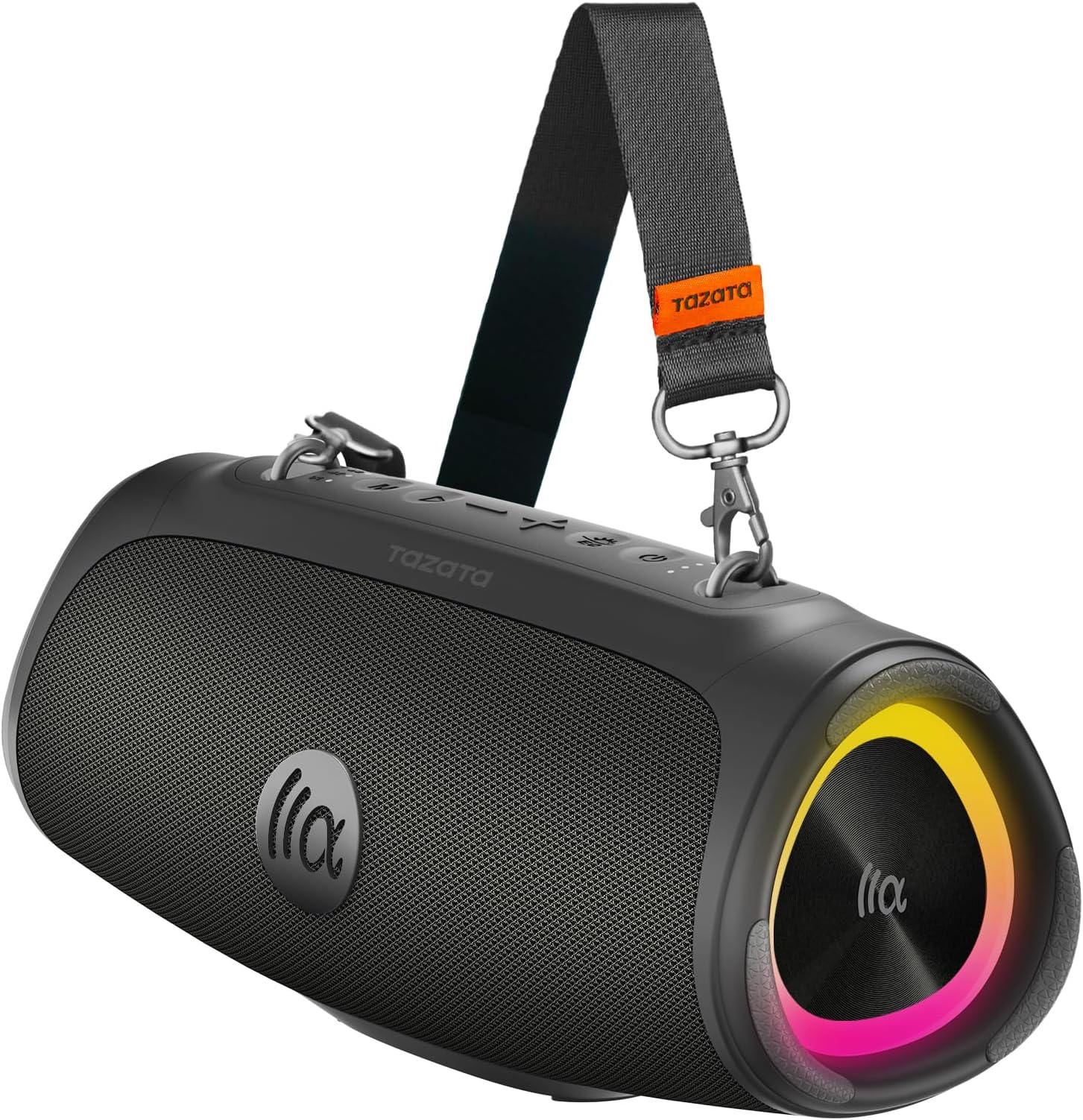 Amazon.com: TAZATA Portable Loud Bluetooth Speaker, 60W Large Subwoofer ...
