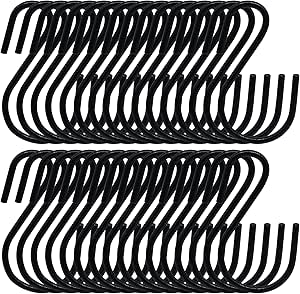 Litoexpe 120pcs Mini S Hooks for Hanging Plants Clothes, Small S-Hooks ...