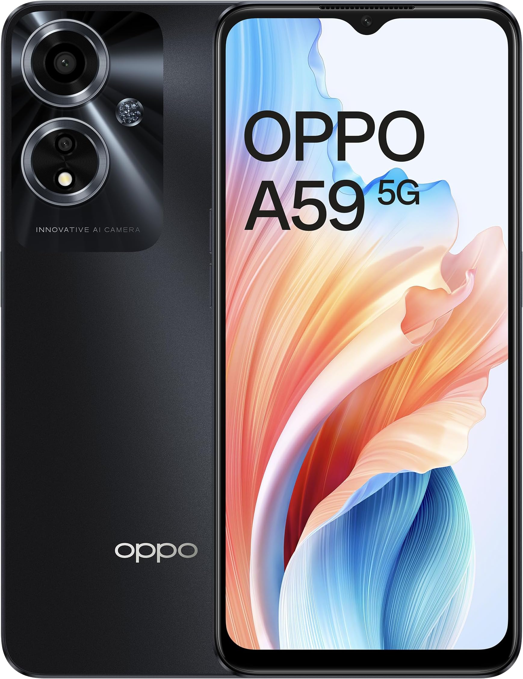 Oppo A59 5G (Starry Black, 6GB RAM, 128GB Storage) | 5000 mAh Battery ...