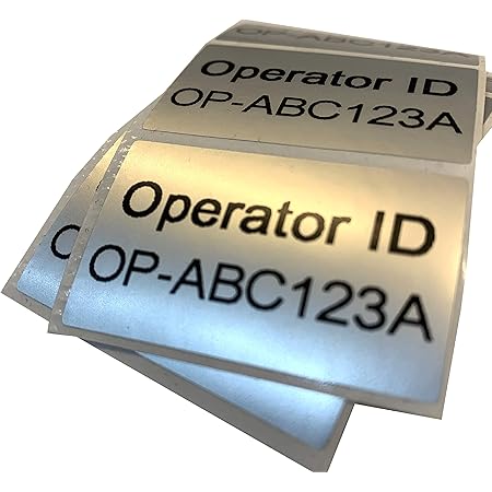 EG x8 Medium Sized 60mm Drone & Model Aircraft Operator Registration id ...