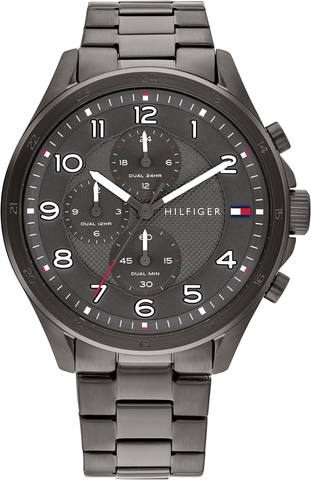 Tommy Hilfiger Analoge Multifunktionale Quarz-Uhr für Herren 48 mm ...