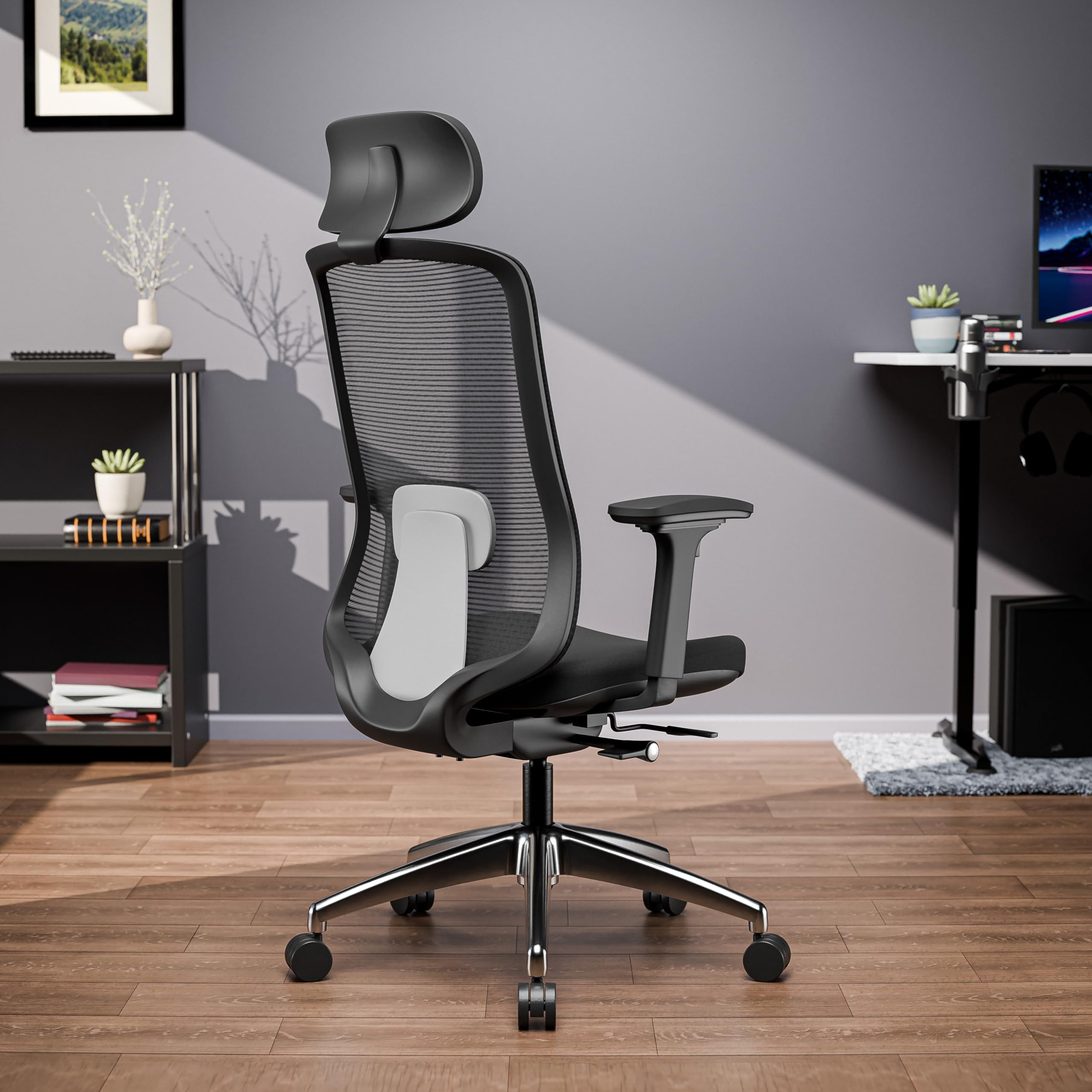 Wipro Furniture Adapt Fabric Ergonomic Office Chair (Olive Green ...