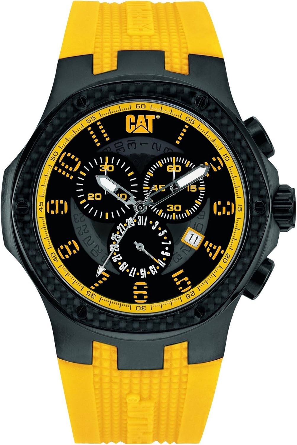 Amazon.co.jp: キャット Navigo Carbon Chrono Mens Watch A5.163.27.117 : ファッション