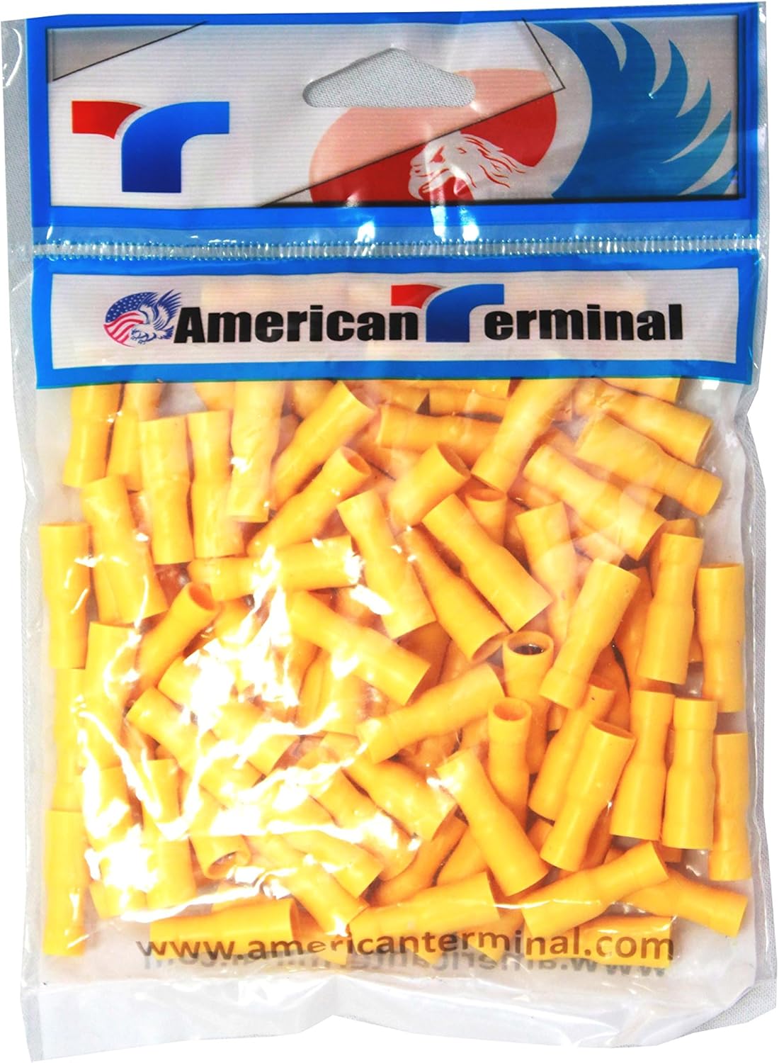 Amazon.com: American Terminal E-BVLFYV-100 10/12 Gauge Vinyl Female ...