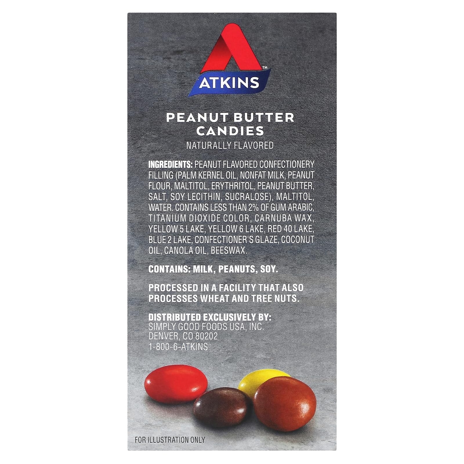Snapklik.com : Atkins Endulge Treat, Peanut Butter Candies, 2g Net ...