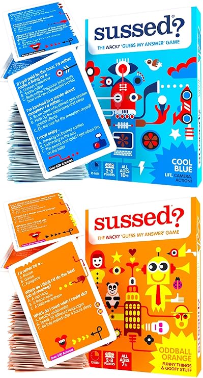 Amazon.com: SUSSED 400 Wacky Conversation Starters for Kids, Teens ...