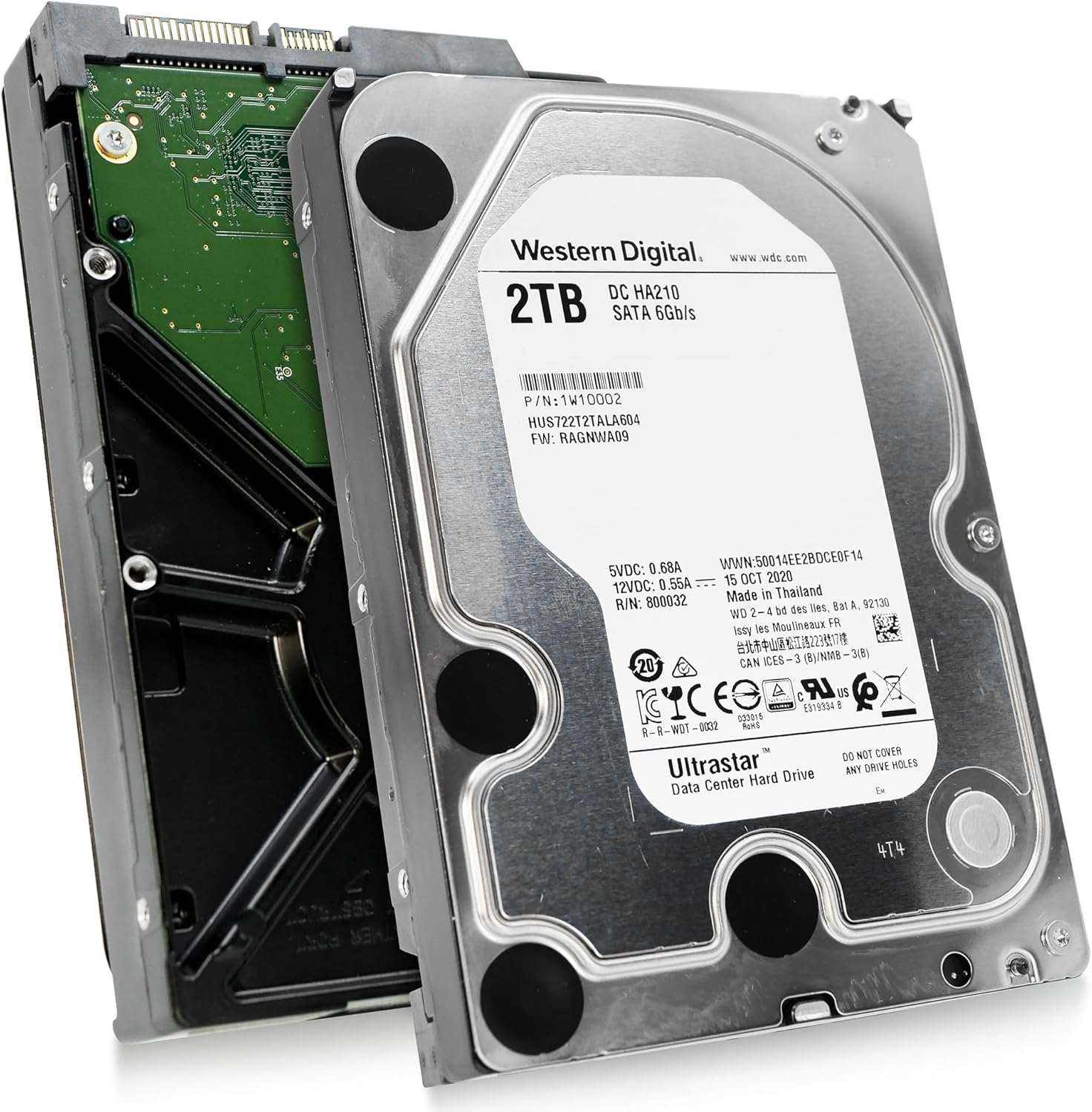 Amazon.com: Western Digital 2TB Ultrastar DC HA200 SATA HDD - 7200 RPM ...