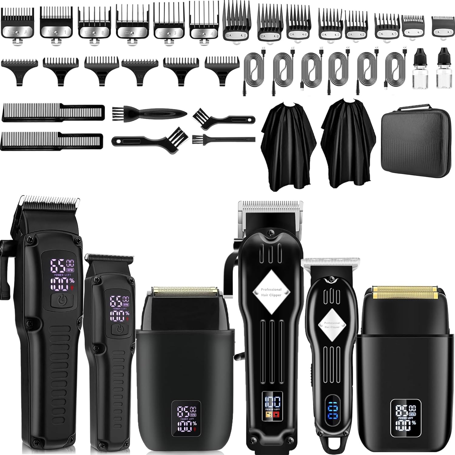 Amazon.com: Hair Clippers for Men, 2 Sets Professional Clippers and ...