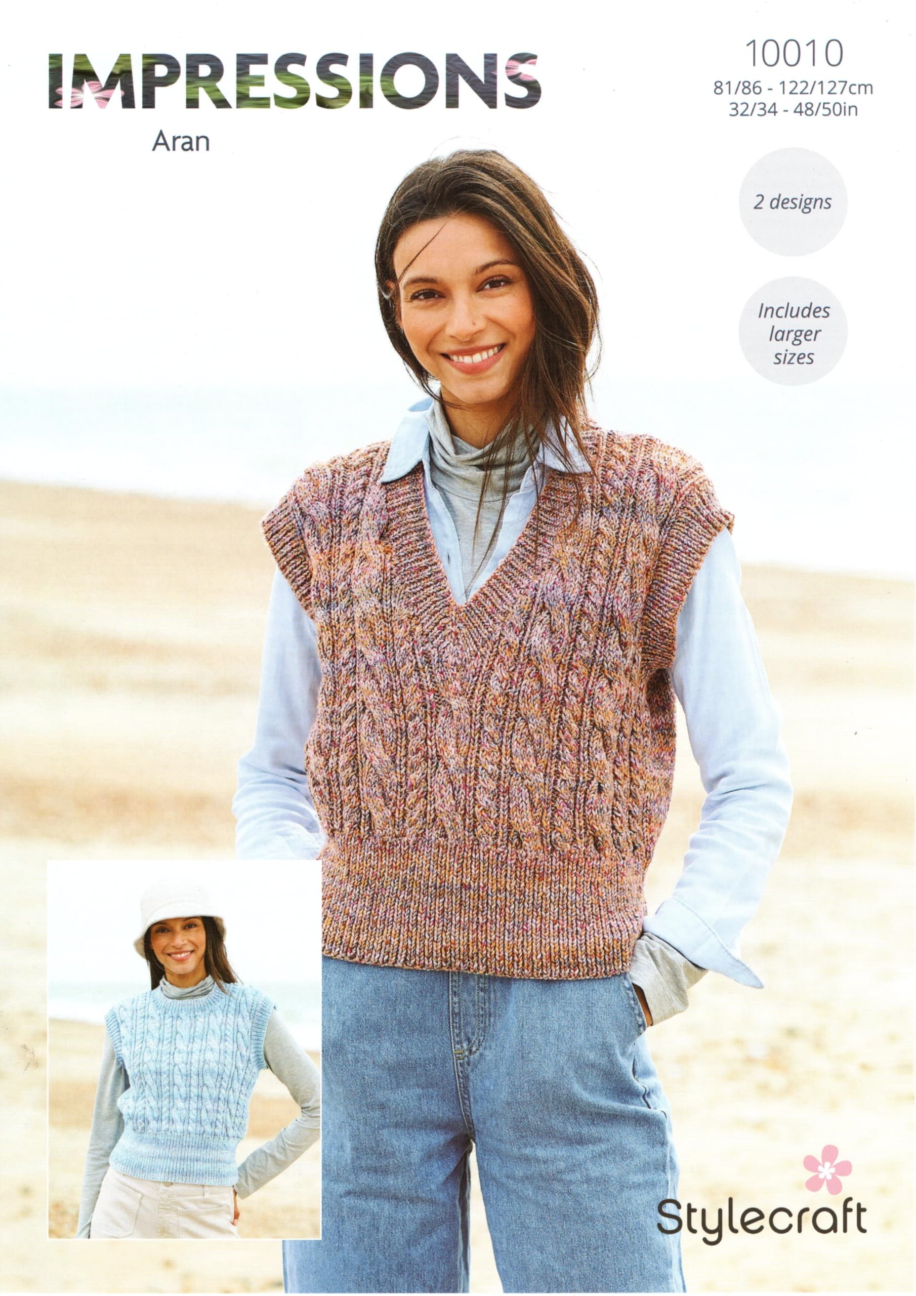 Aran Vest Knitting Pattern NEW Knitting Pattern: Easy Cable V Neck