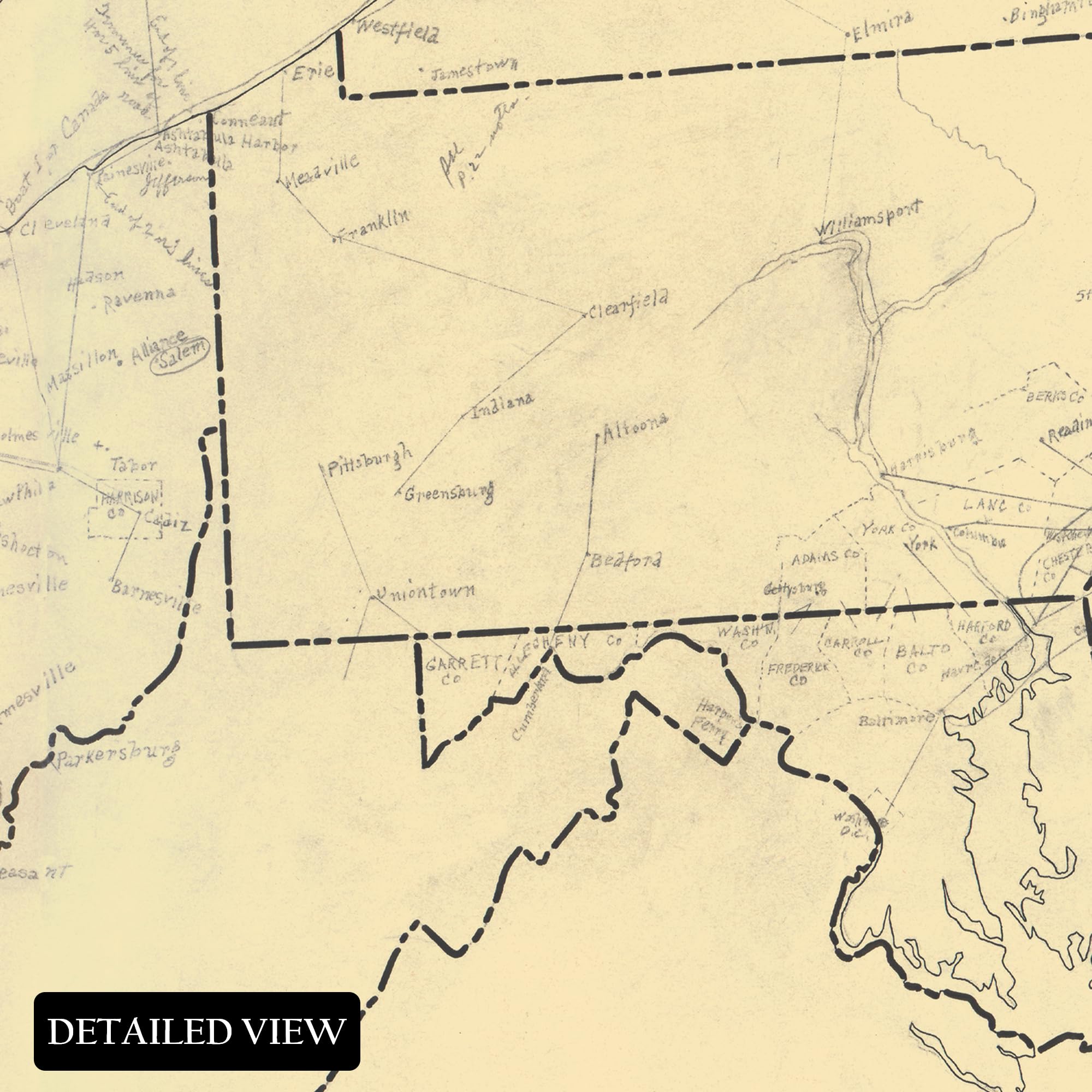 Us Map Underground Railroad