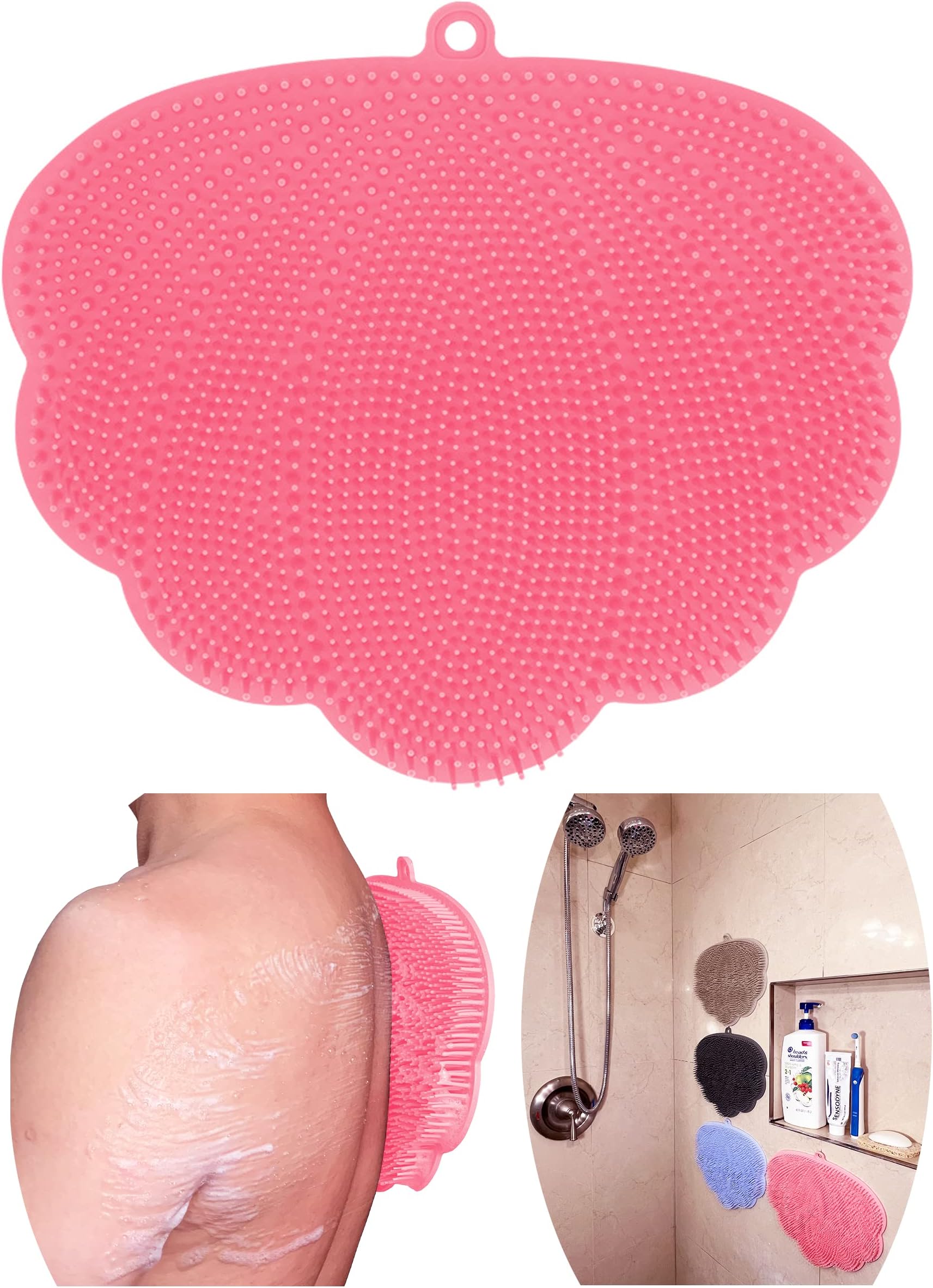Amazon.com : WeUse OurBSHF Back Scrubber Hands-Free for Shower. Easy to ...