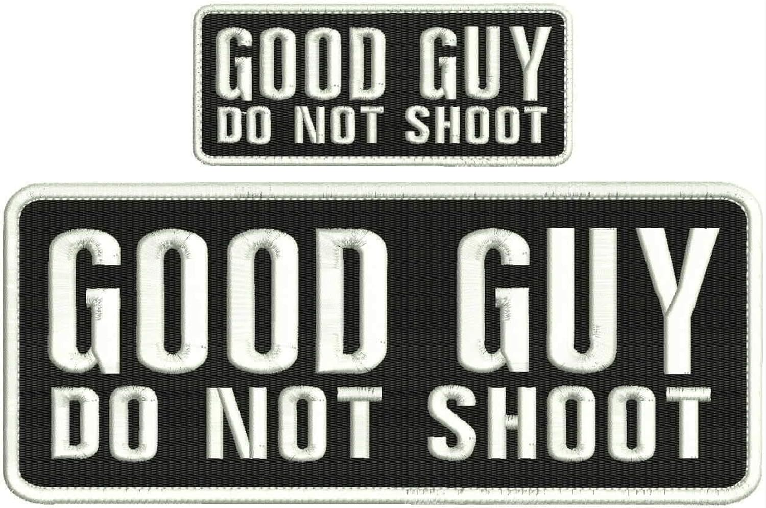 Amazon.com: Good Guy DO NOT Shoot Embroidered Patch Set - Versatile ...