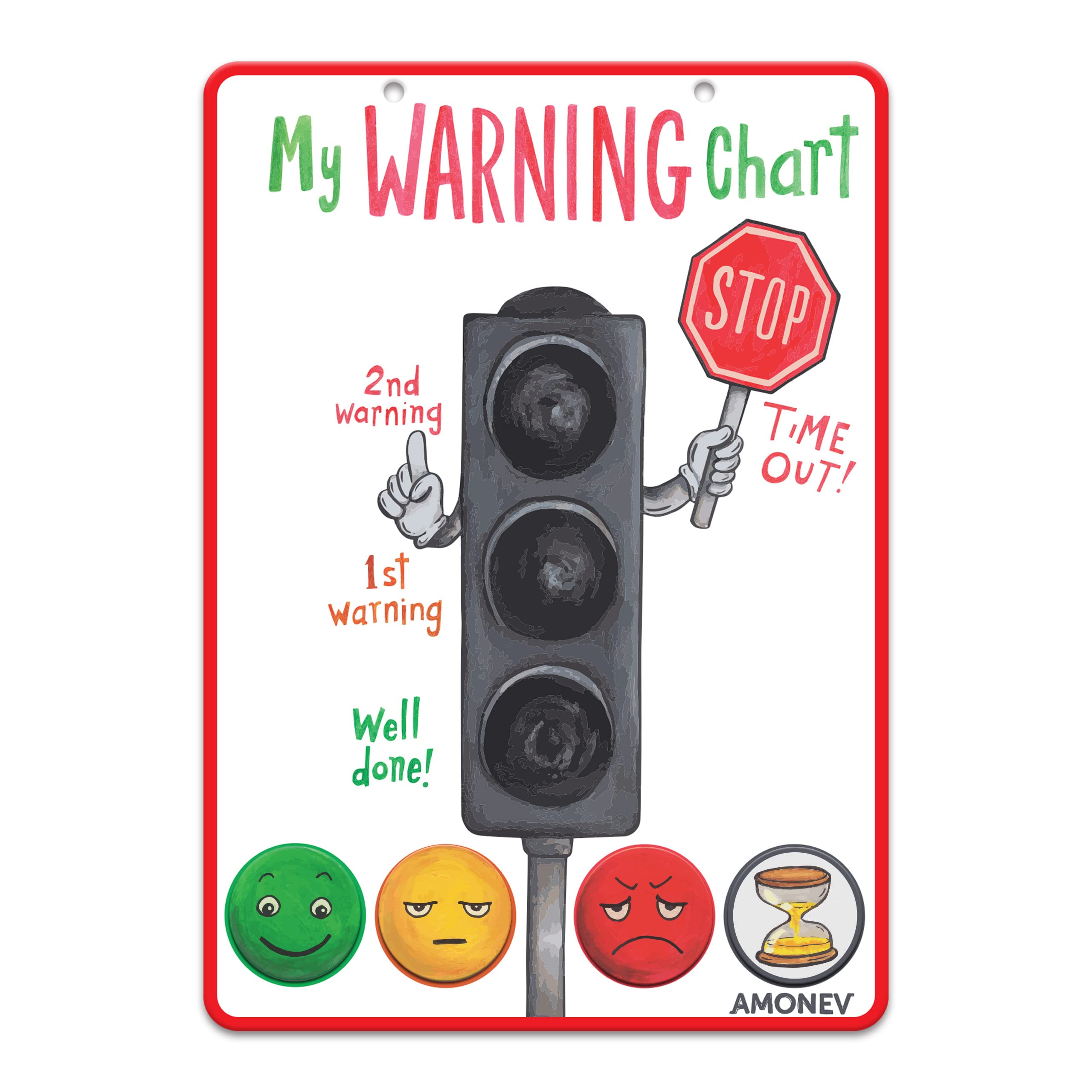 Snapklik.com : Behaviour Chart Magnetic Warning Chart Great For ...