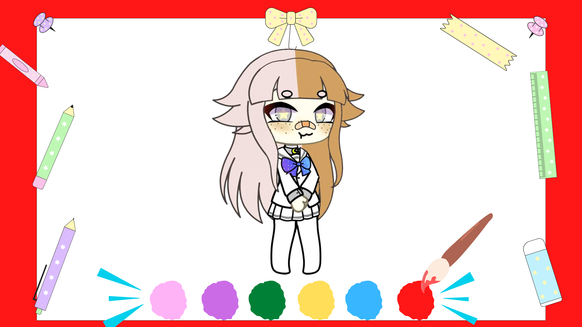 cute girls chibi & gacha coloring pages games - App on Amazon Appstore