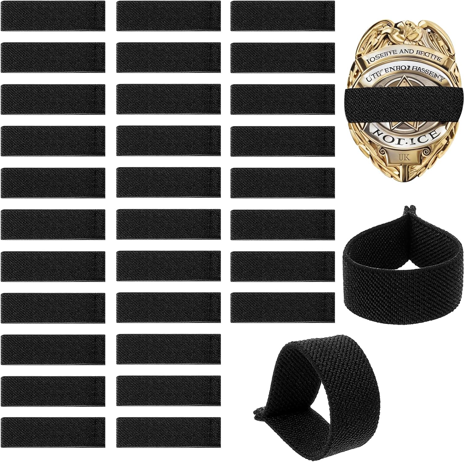 Amazon.com: Sorcristy 30 Pieces Police Mourning Bands, Pay Tribute with ...