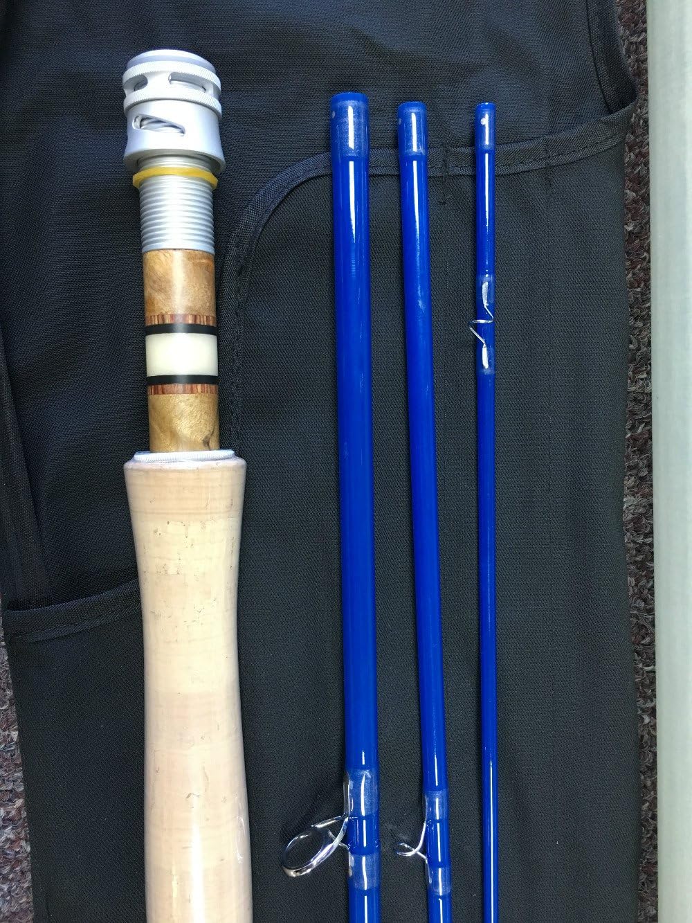 Amazon.com : Rudder Fiberglass S-Glass Fly Rod Set: 4 Piece, High ...