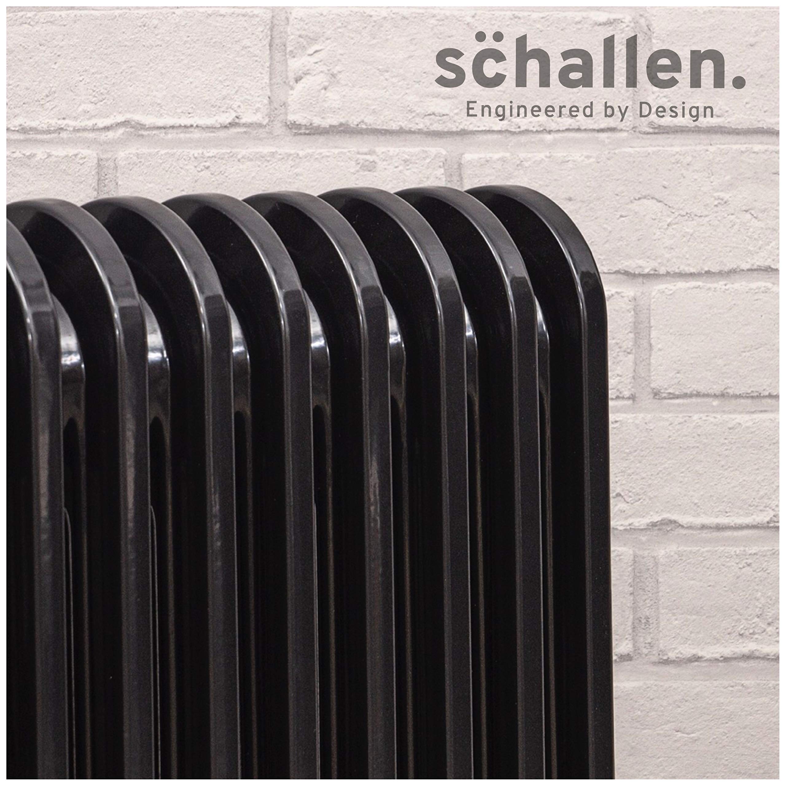 Buy Schallen Black Portable Electric Slim Oil Filled Radiator Heater ...