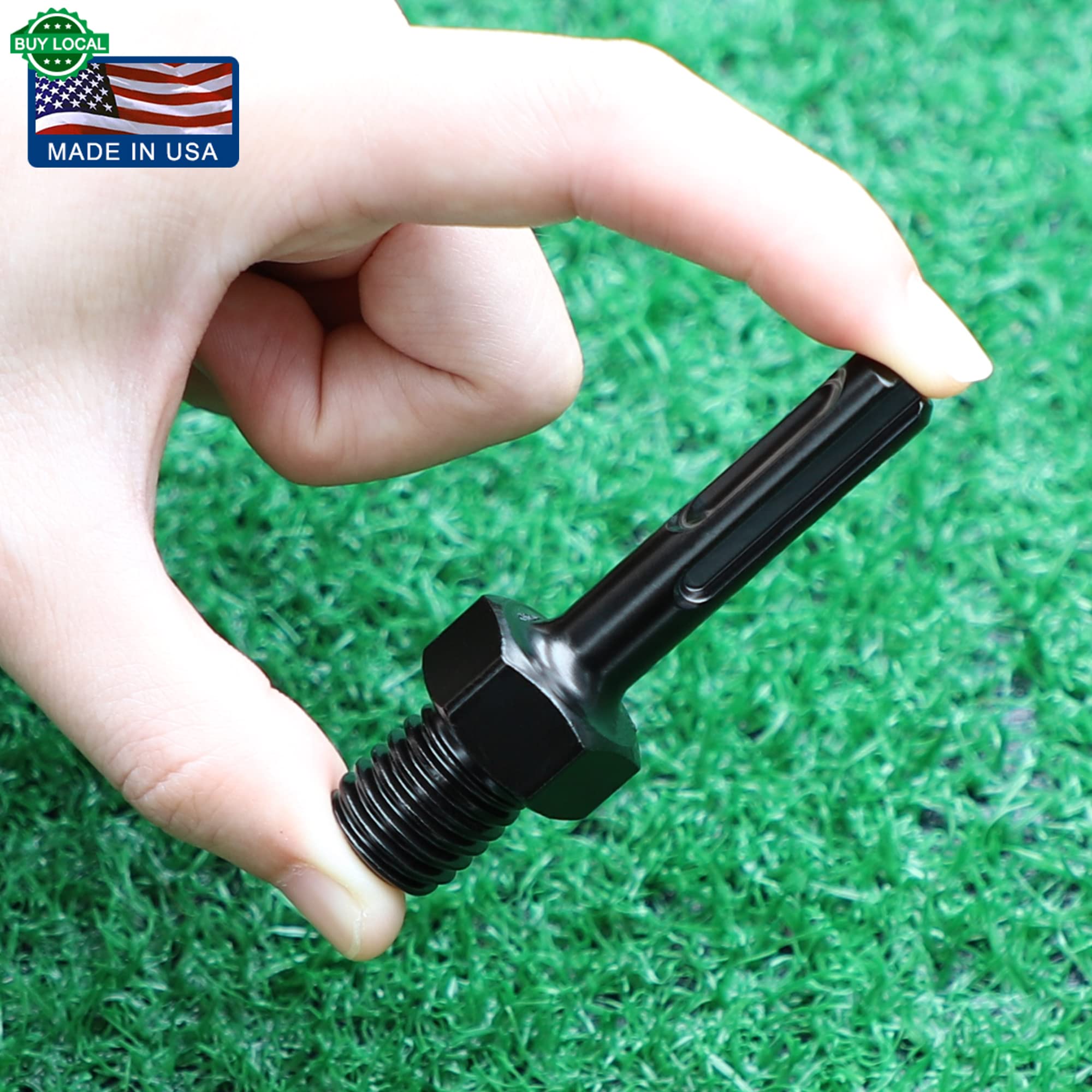 Snapklik.com : Core Drill Bit Adapter 5/8 X11 Thread Male To SDS Plus ...