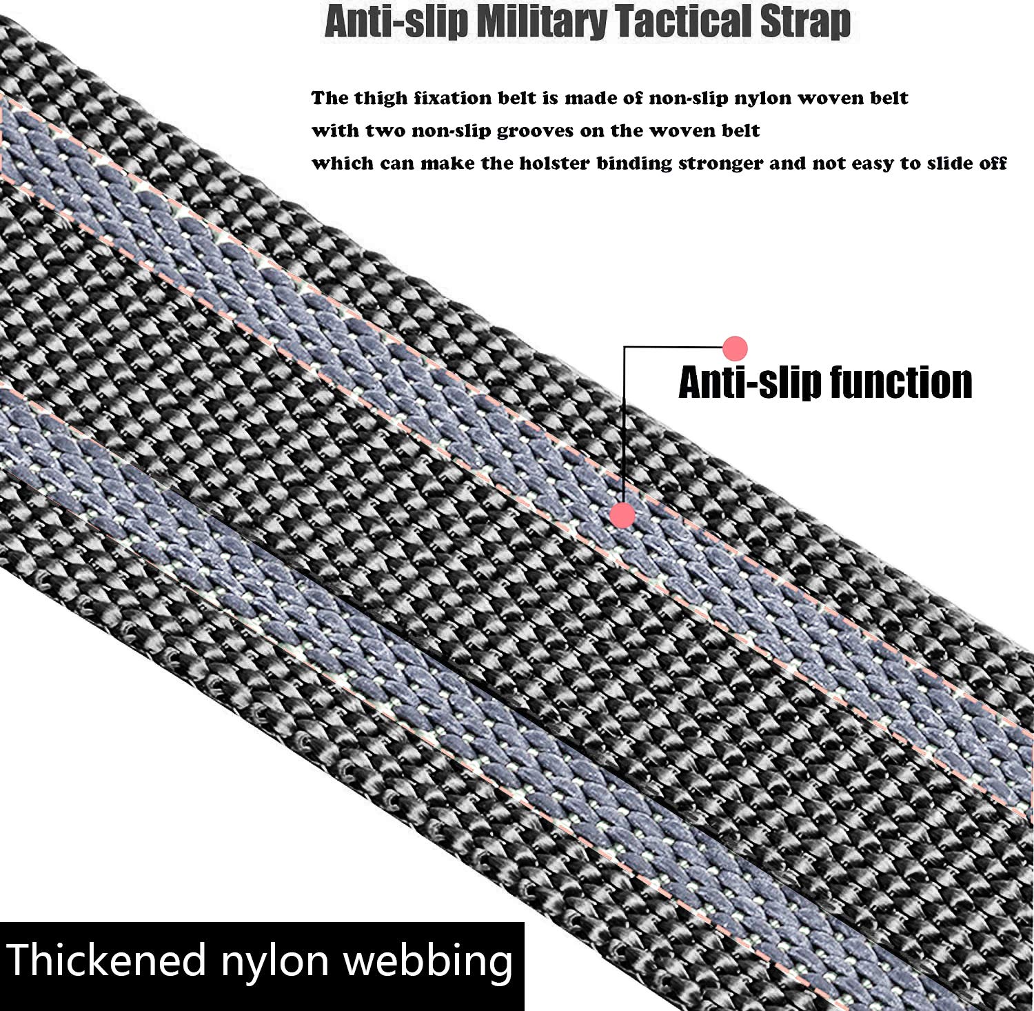 Snapklik.com : 2 Set Tactical Leg Strap EDC Thigh Belt For Universal ...