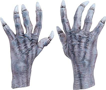 Amazon.com: Ghoulish Productions Kurten Claws Latex Hands. Vampire ...