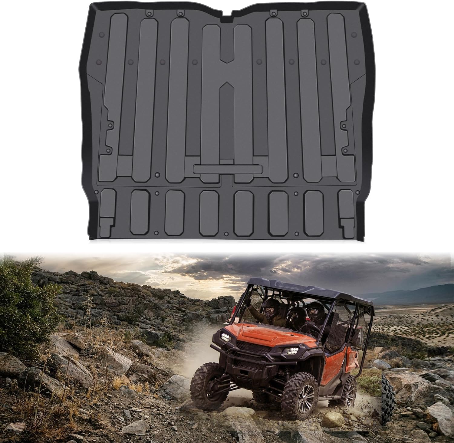 Amazon.com: CPOWACE Rubber Bed Mat Liner Compatible with 2016-2025 ...