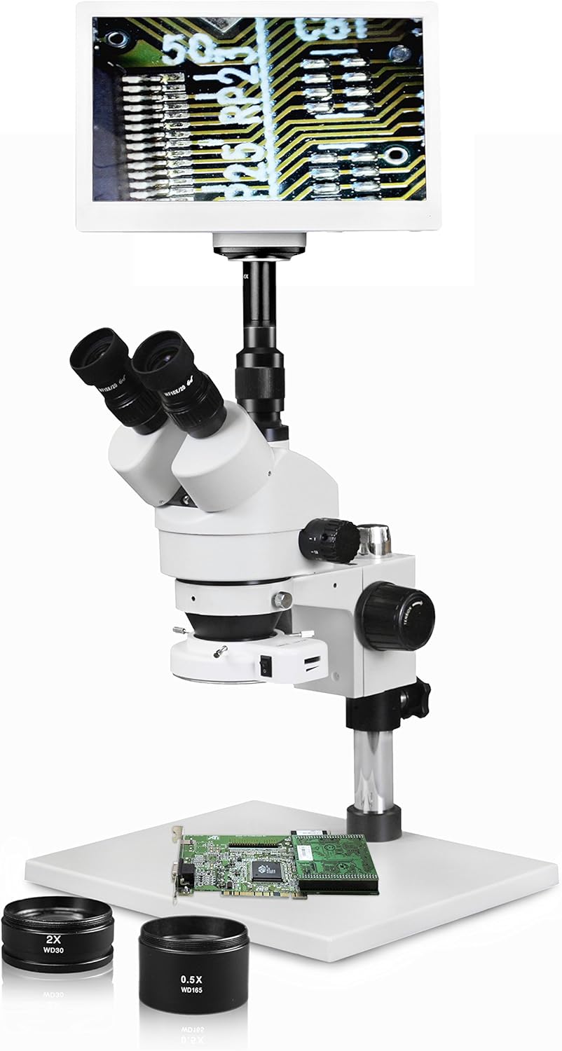 Amazon.com: Parco Scientific Simul-Focal Trinocular Zoom Stereo ...