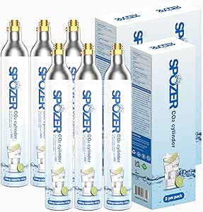 Amazon.com: SPOZER 60L CO2 Cylinder For Sodastream, Exchange Carbonator Compatible With Soda ...