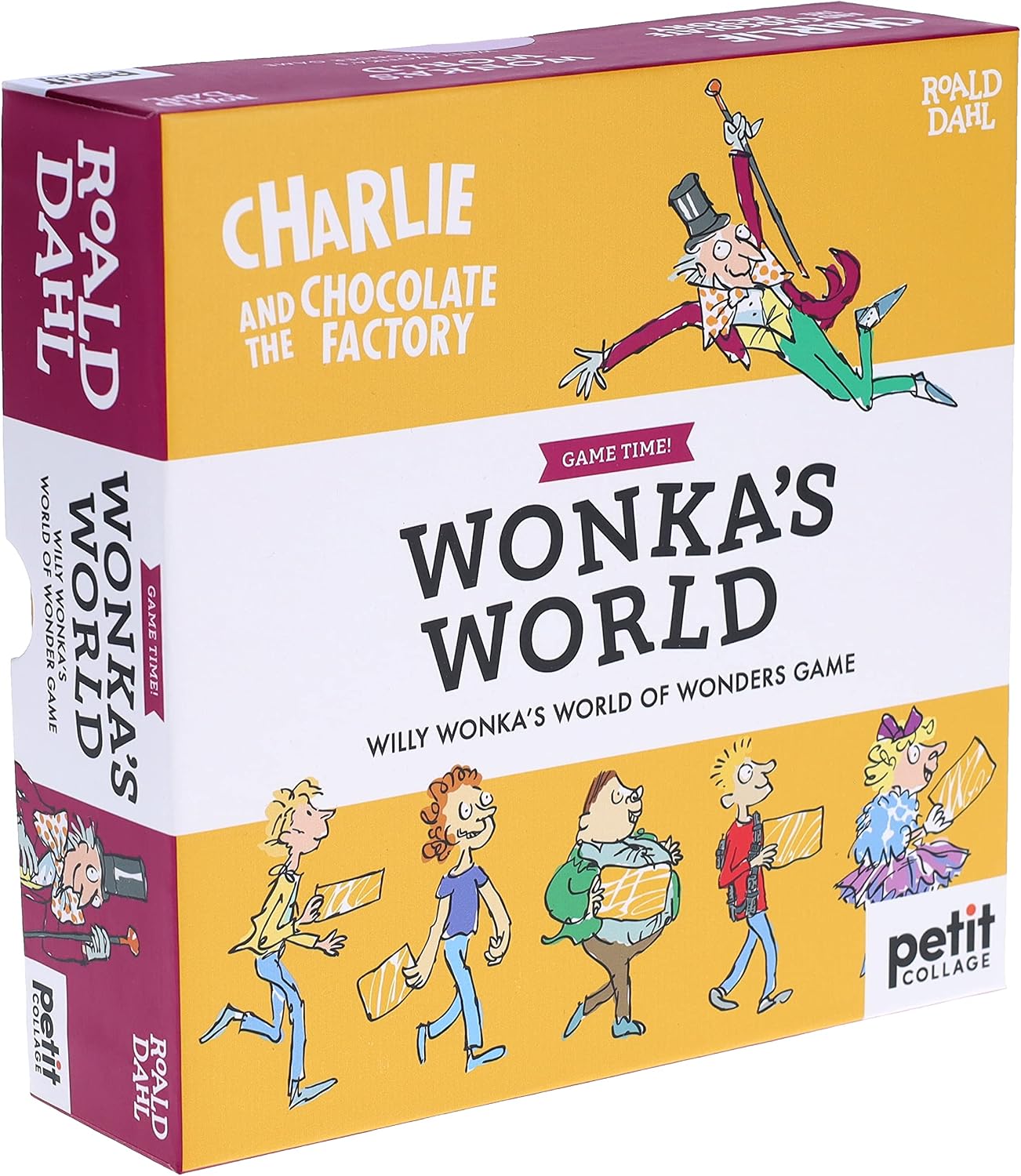 Amazon.com: Petit Collage Roald Dahl Willy Wonka's World of Wonder ...