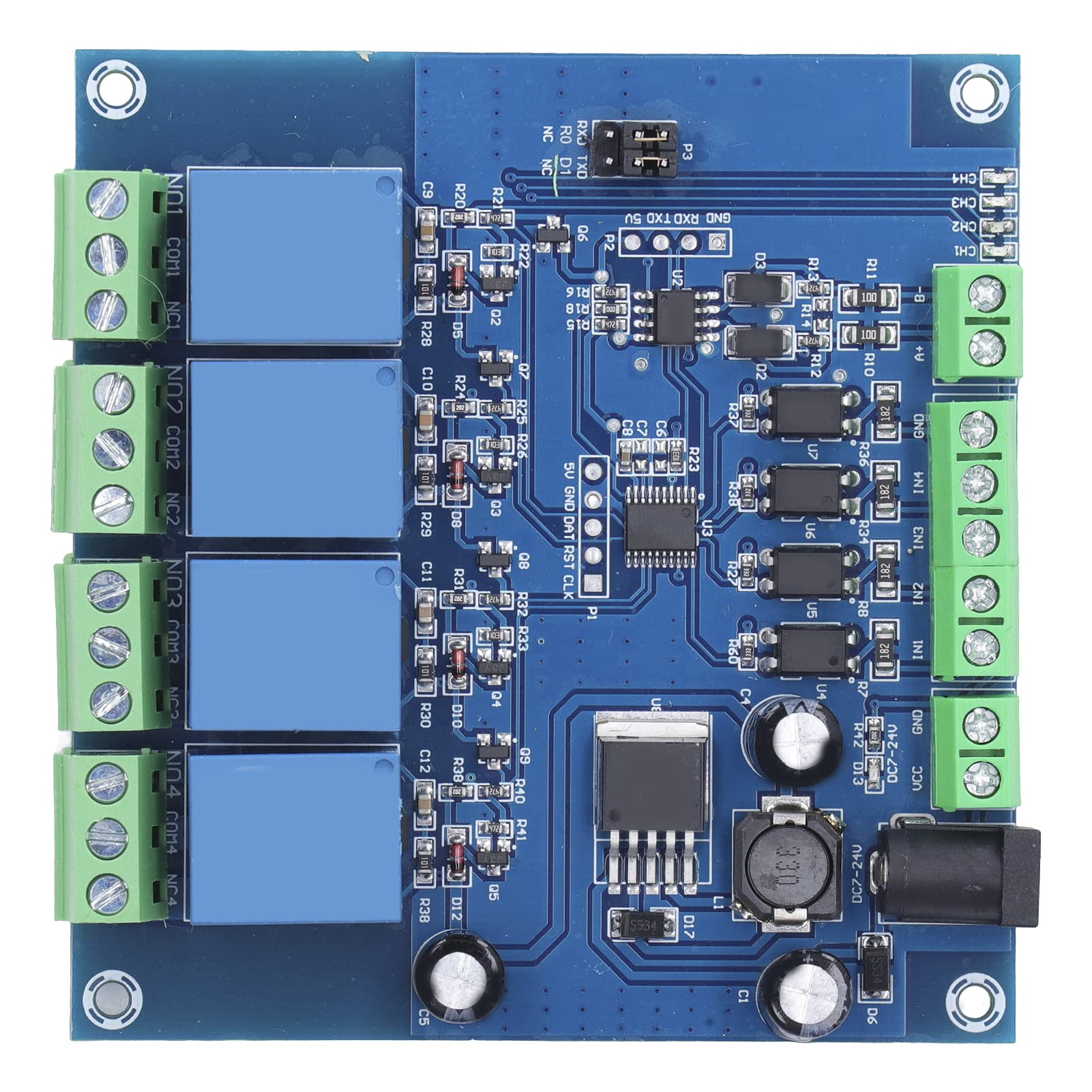 Buy RTU Relay Card MAX485 High Speed Response 8-bit MCU Level ...