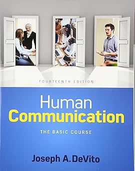 Amazon.com: Human Communication: The Basic Course (14th Edition): 9780134407081: DeVito, Joseph ...
