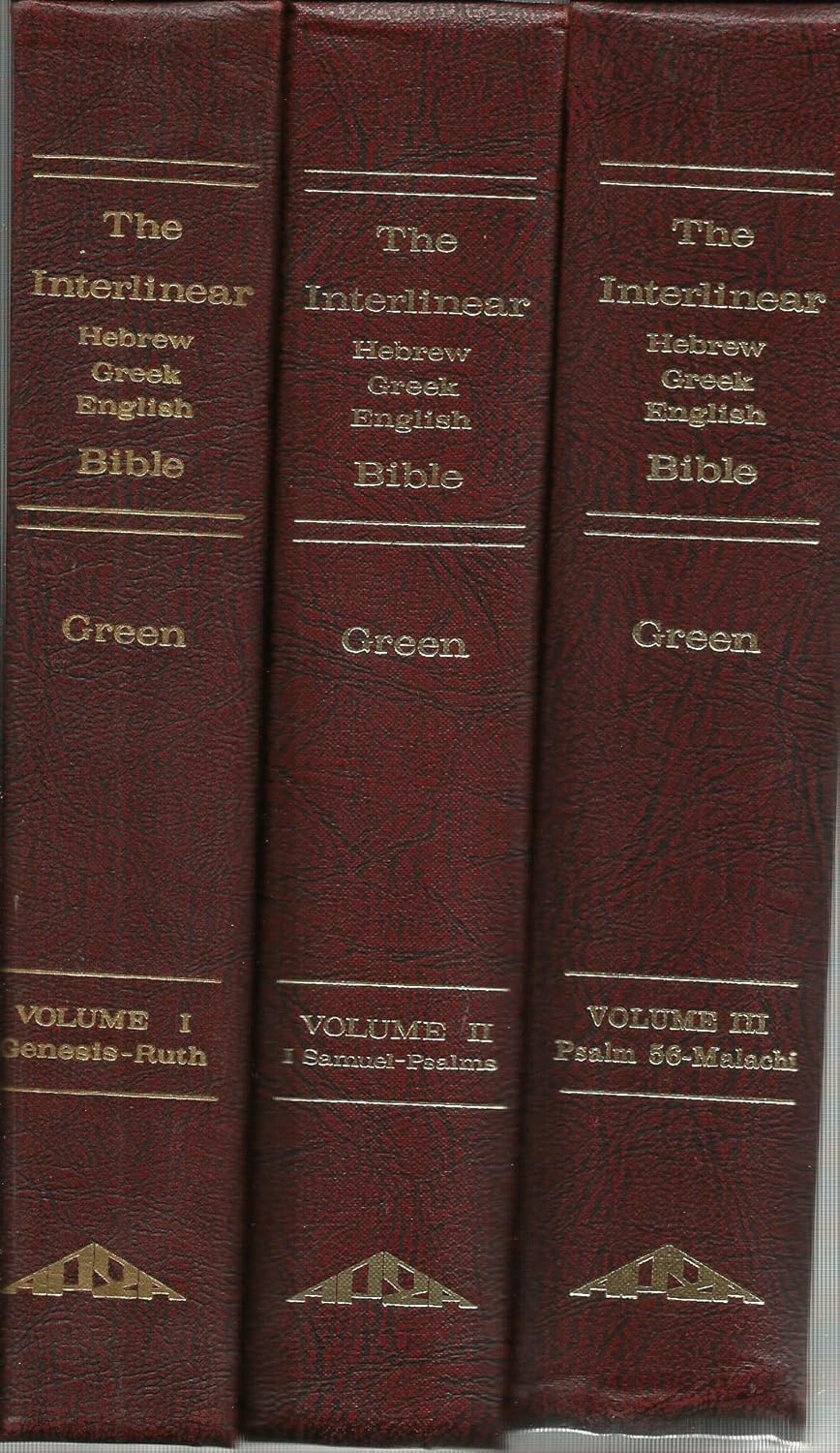 THE INTERLINEAR HEBREW- GREEK, ENGLISH BIBLE: GREEN JAY: Amazon.com: Books