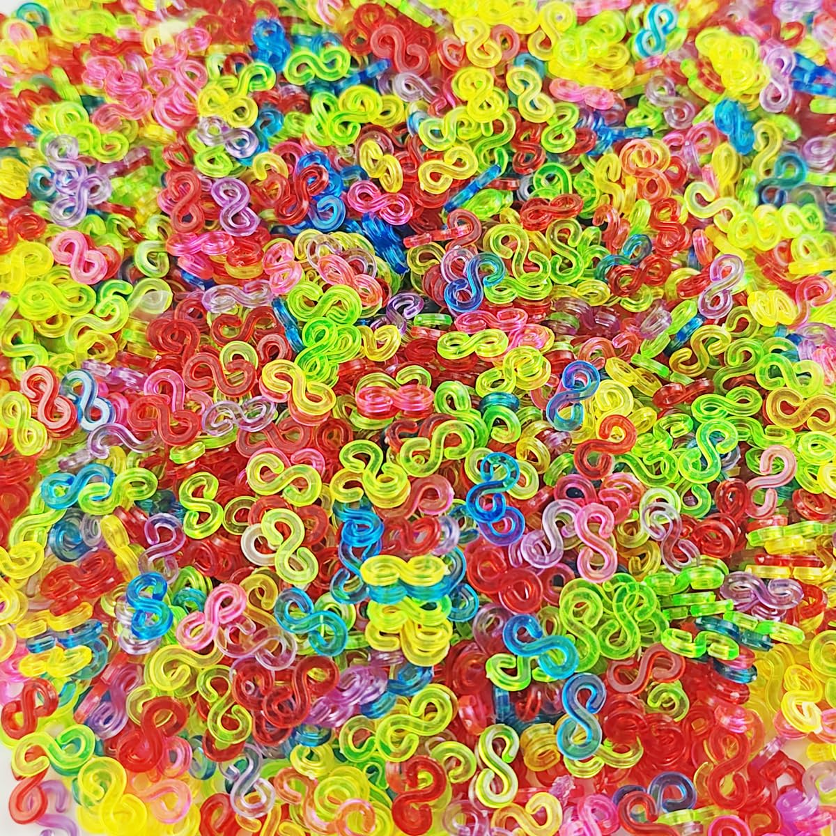 Snapklik.com : 3000PCS S Clips Rubber Band Clips Rubber Band Bracelet ...
