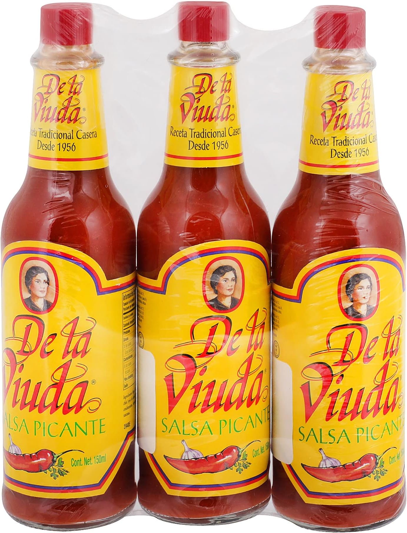 Amazon.com : De la Viuda Salsa Picante 150 ml (5 fl oz) / Hot Sauce ...