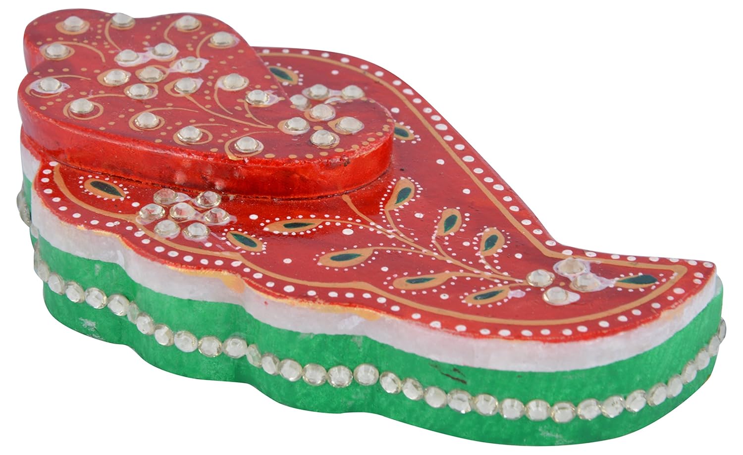 Buy KK handicrafts Marble Tilak Box (7 cm x 12 cm x 3 cm) Online at Low ...