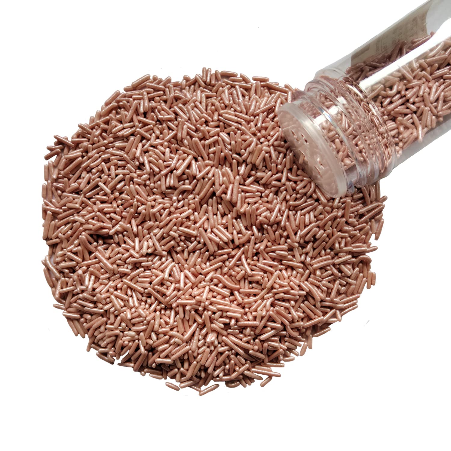 Amazon.com: Homankit Rose Gold Jimmies Sprinkles Edible Sprinkle Candy ...