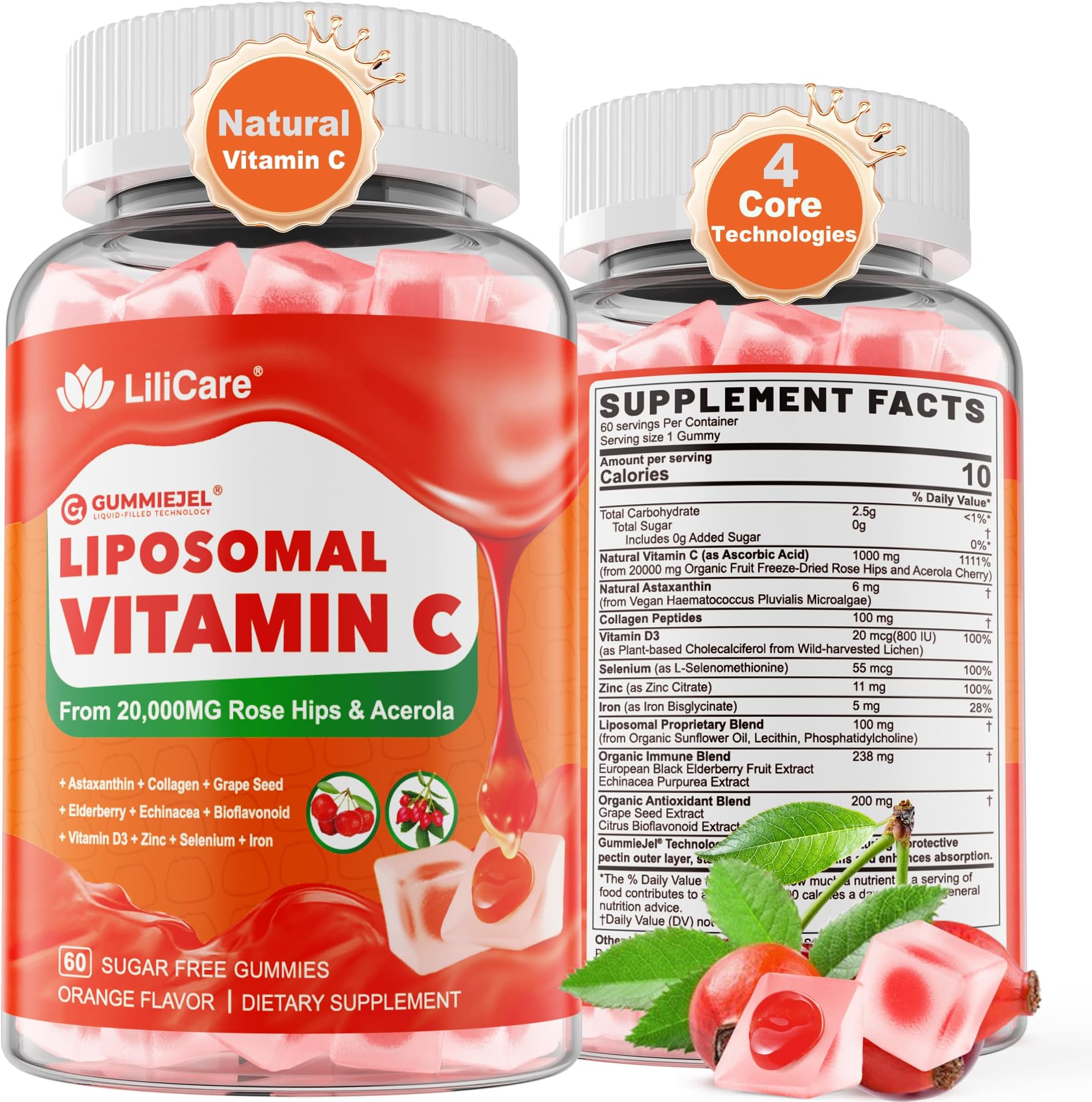 Amazon.com: AFT Pharmaceuticals Lipo-Sachets Kids Liposomal Vitamin C ...