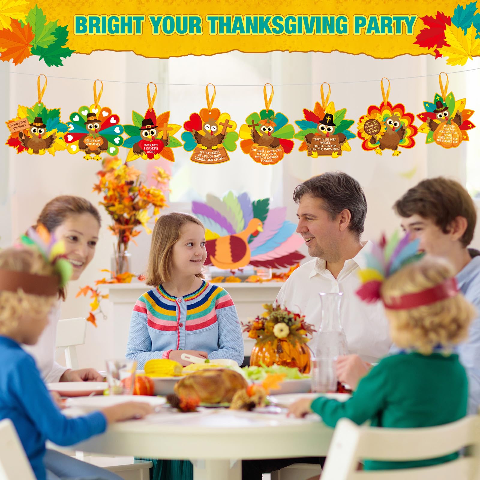 Snapklik.com : Blosssound 32 Sets Thanksgiving Turkey Craft Kits Fall ...