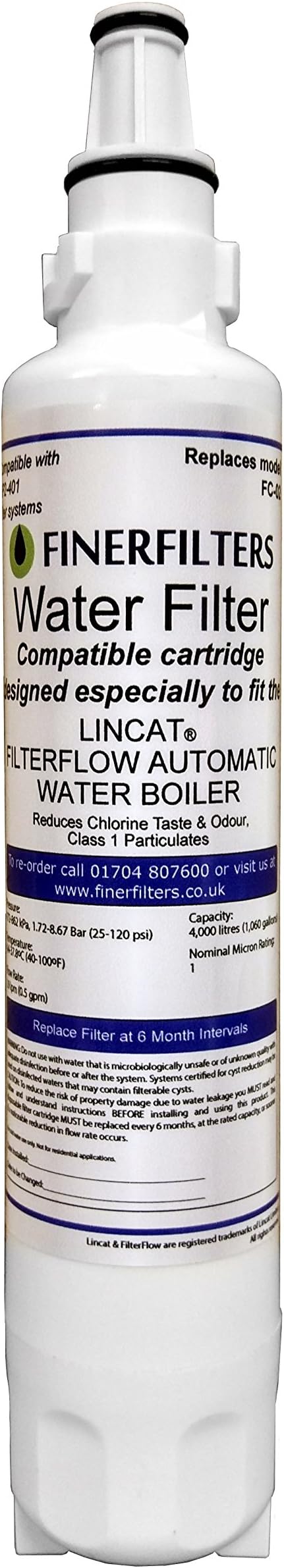 2 x FC02 LINCAT EB3F, REPLACEMENT WATER FILTER CARTRIDGE by Lincat ...