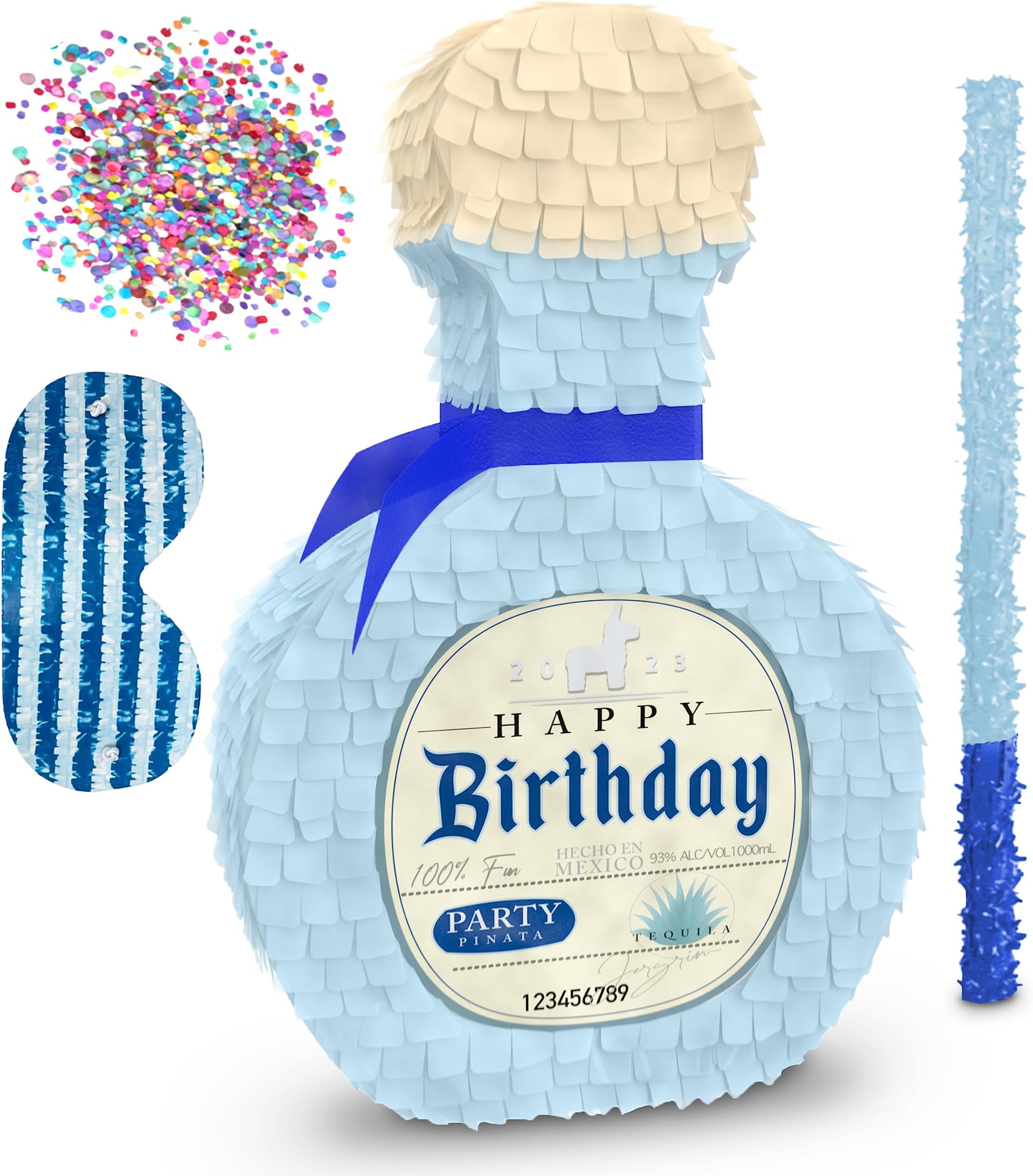 Amazon.com: Gold Foil Number 40 Pinata for 40th Birthday Party ...