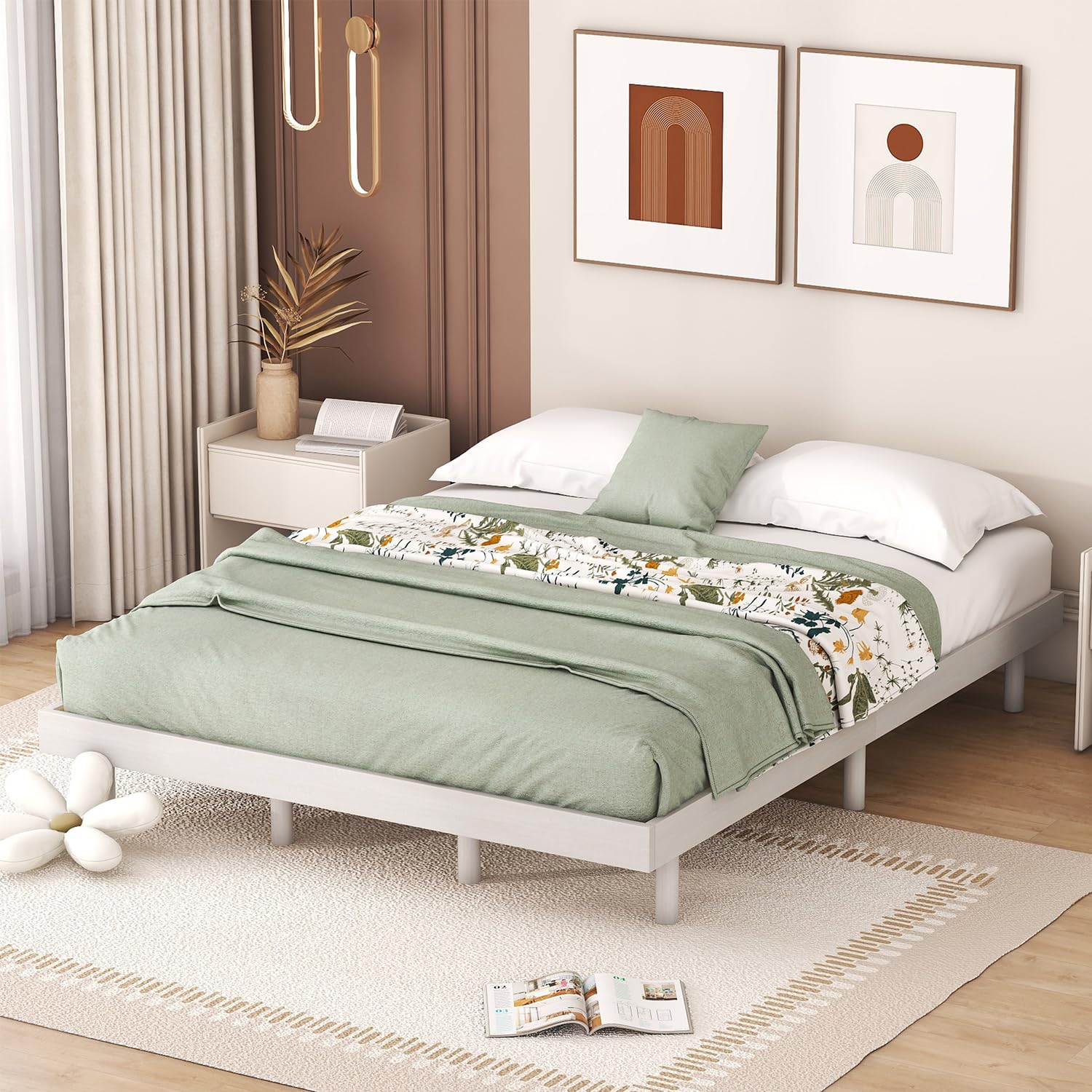 Queen Platform Bed Frame Without Box Springs Do You Need A Box Spring