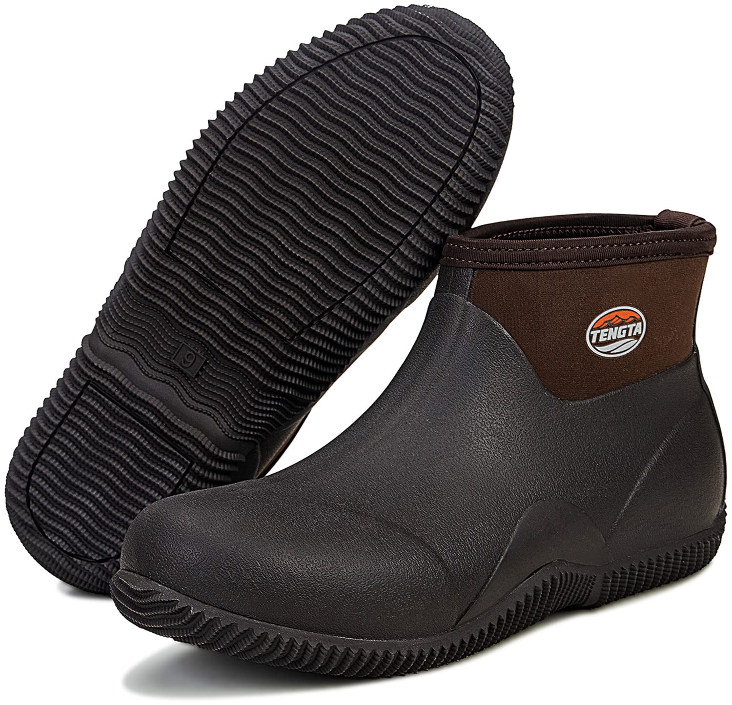 Snapklik.com : Mens Ankle-Height Neoprene Rubber Boots For Backyard ...