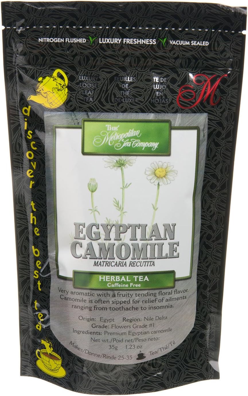 Metropolitan Tea Discovery Loose Tea Pack, Egyptian Camomile Herbal ...
