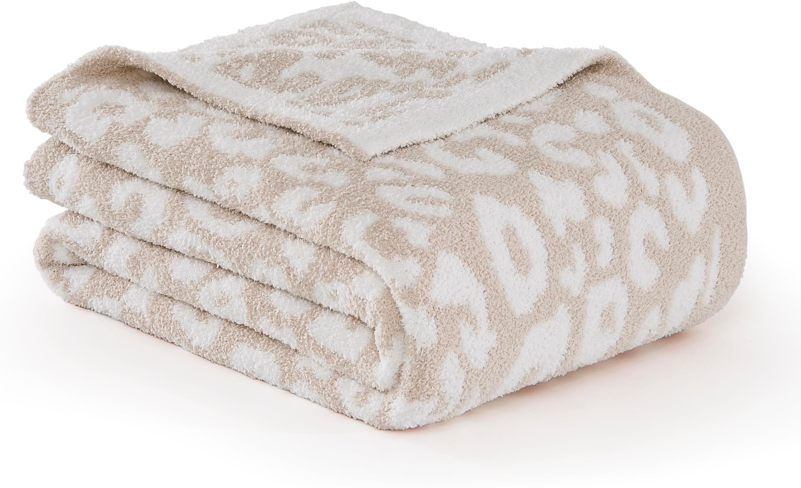 Amazon.com: Luxury Wild Leopard Throw Blanket - Super Soft Cozy Cable ...