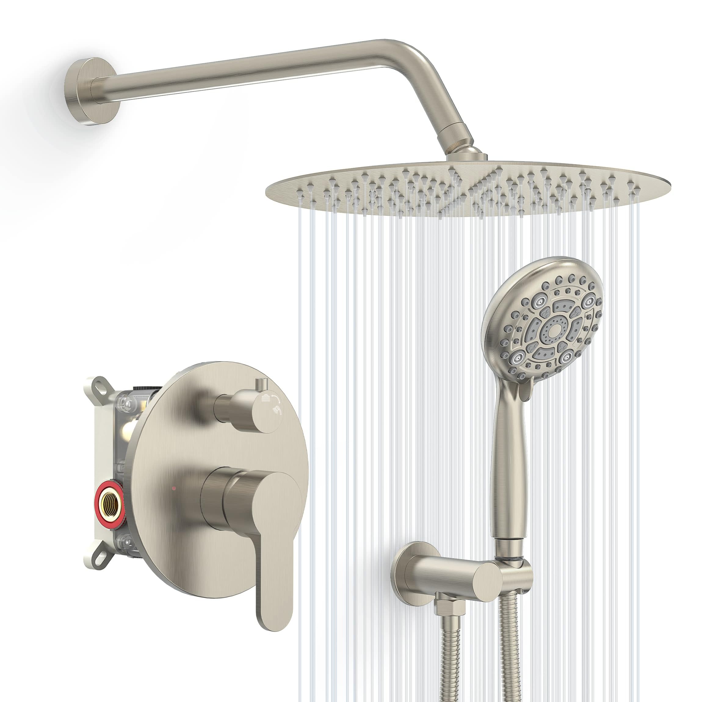 SR SUN RISE Shower Faucet - 12 Inch Multifunctional High Pressure ...